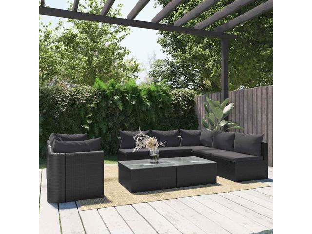 Click here for vidaXL Patio Lounge Set Outdoor Sofa Set with Cush... prices