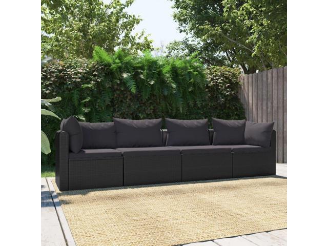 Click here for vidaXL Patio Sofa 4 Piece Outdoor Sectional Sofa w... prices