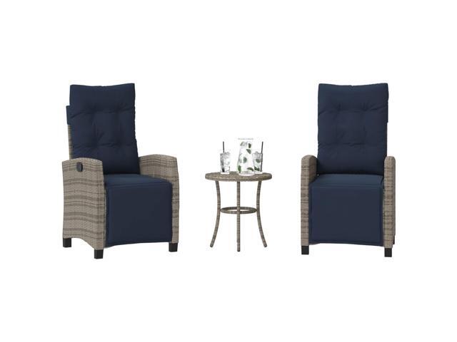 Click here for vidaXL Bistro Set Grey prices
