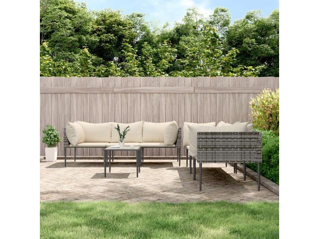 Click here for vidaXL Garden Lounge Set Grey  Beige prices