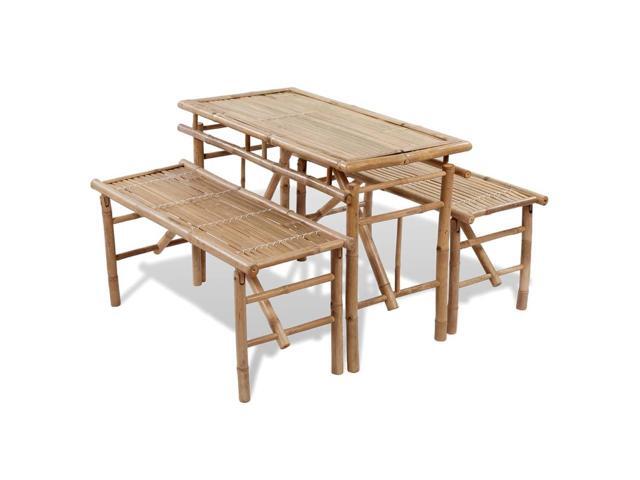 Click here for vidaXL Patio Furniture Natural Bamboo Bamboo Small... prices