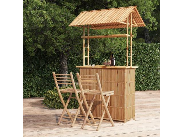 Click here for vidaXL Bar Set Natural Bamboo Bamboo  Woven Banana... prices