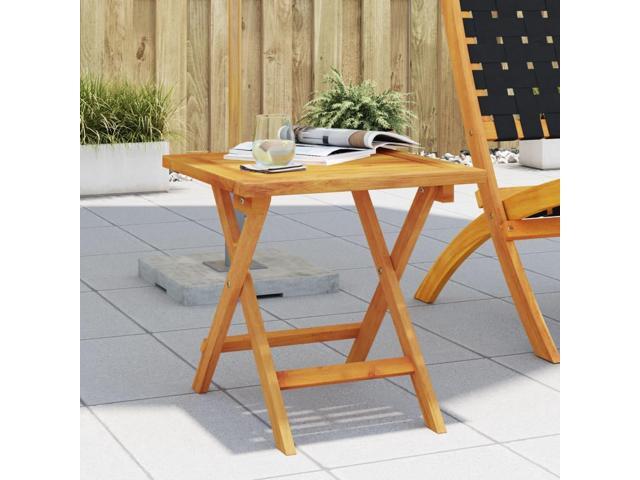 vidaXL Patio Side Table 15.7x15.7x15.7 Solid Wood Acacia - Brown
