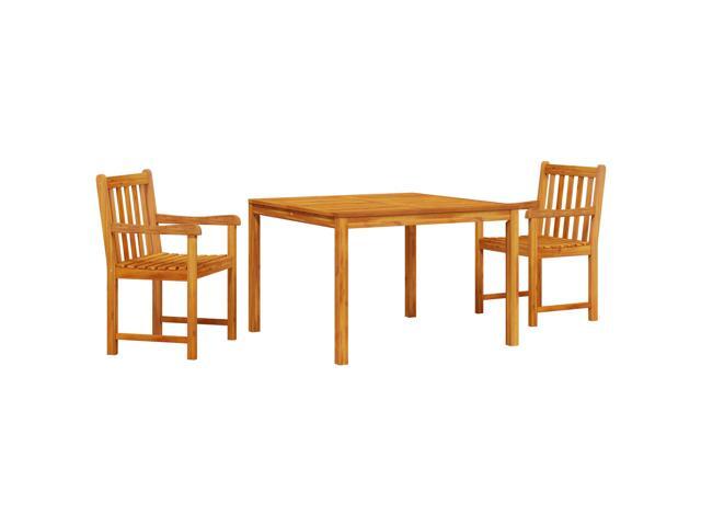 Click here for vidaXL Garden Dining Set 3 pcs Brown Solid Acacia... prices