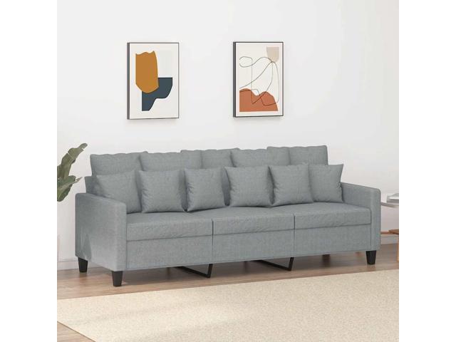 Click here for vidaXL Sofa Accent Upholstered 3-Seater Couch Sofa... prices