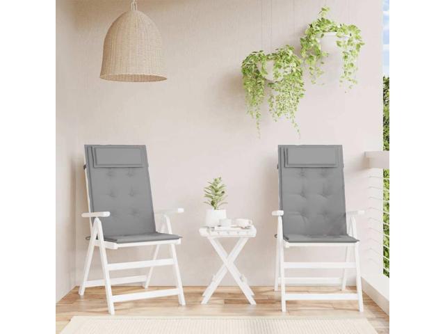 Click here for vidaXL Chair Cushion 2 Pcs Backrest Pillow Outdoor... prices
