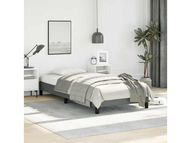 Click here for vidaXL Twin Size Bed Frame with Plywood Slats  Pla... prices