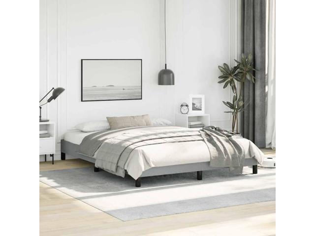 Click here for vidaXL Queen Size Bed Frame with Plywood Slats  Pl... prices