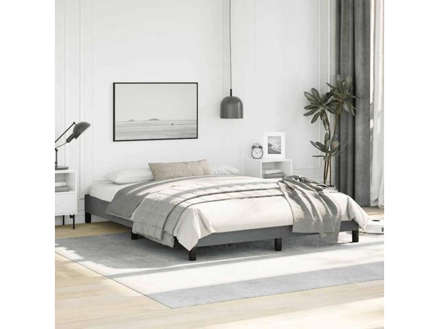 Click here for vidaXL Queen Size Bed Frame with Plywood Slats  Pl... prices