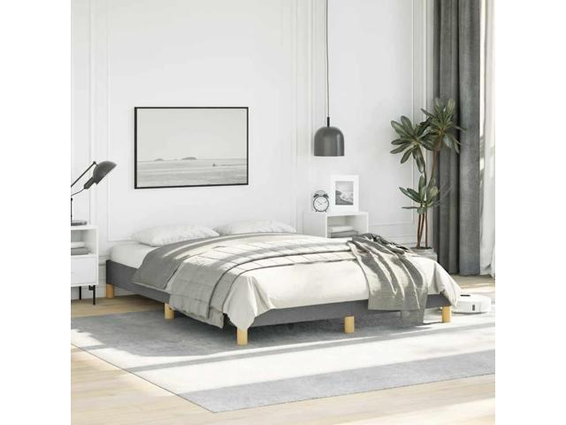 Click here for vidaXL Full Size Bed Frame with Plywood Slats  Pla... prices
