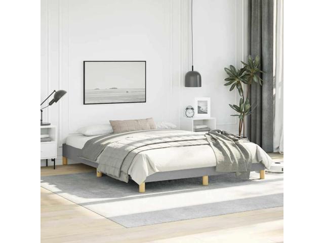 Click here for vidaXL Queen Size Bed Frame with Plywood Slats  Pl... prices