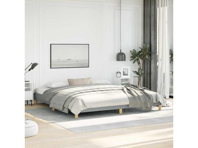 Click here for vidaXL King Size Bed Frame with Plywood Slats  Pla... prices