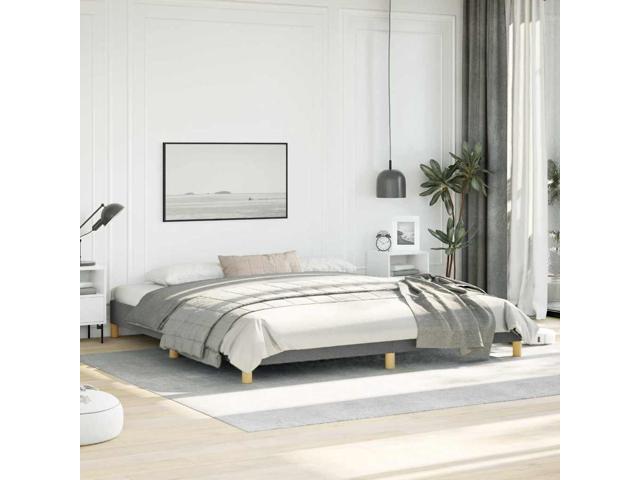 Click here for vidaXL King Size Bed Frame with Plywood Slats  Pla... prices