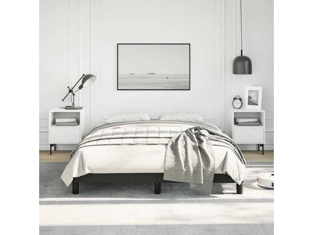 Click here for vidaXL Full Size Bed Frame with Plywood Slats  Pla... prices