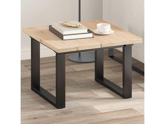 Click here for vidaXL Table Top Set of 2 Natural Pine Solid Pine... prices