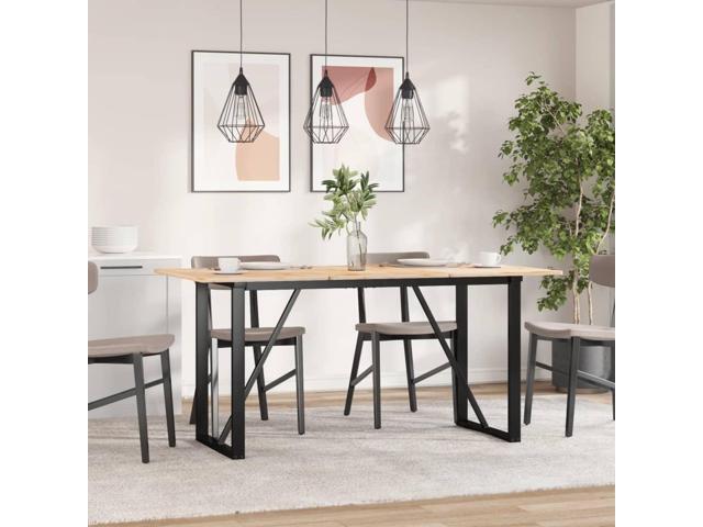 Click here for vidaXL Dining Table Leg Black Powder-Coated Steel prices