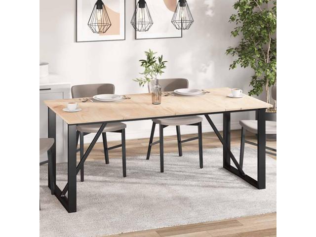 Click here for vidaXL Table Top Set of 4 Natural Wood Solid Pine... prices