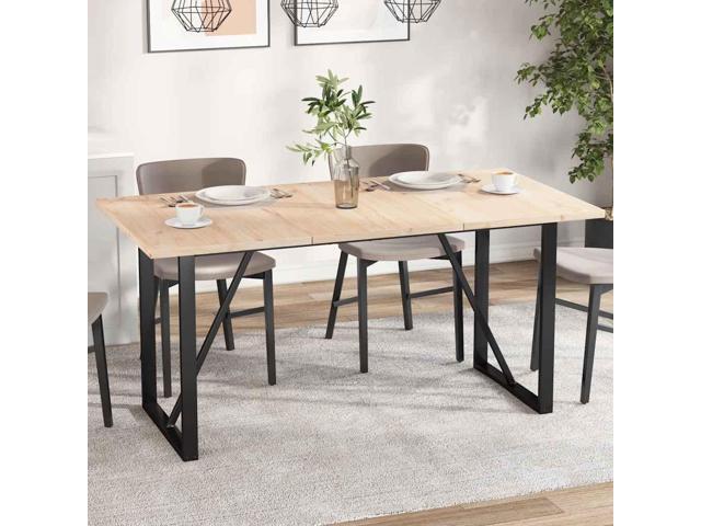 Click here for vidaXL Table Top Set of 3 Natural Wood Solid pine... prices