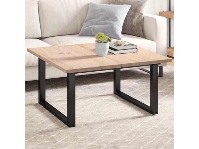 Click here for vidaXL Table Top Set of 2 Natural Solid pine wood... prices