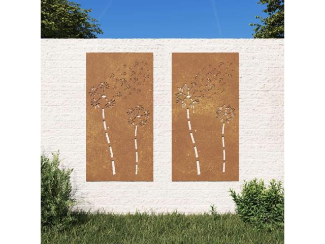 Click here for vidaXL Garden Wall Decoration Normal metal color... prices
