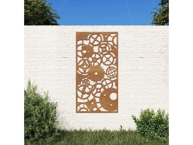 Click here for vidaXL Garden Wall Decoration Metallic brown with... prices