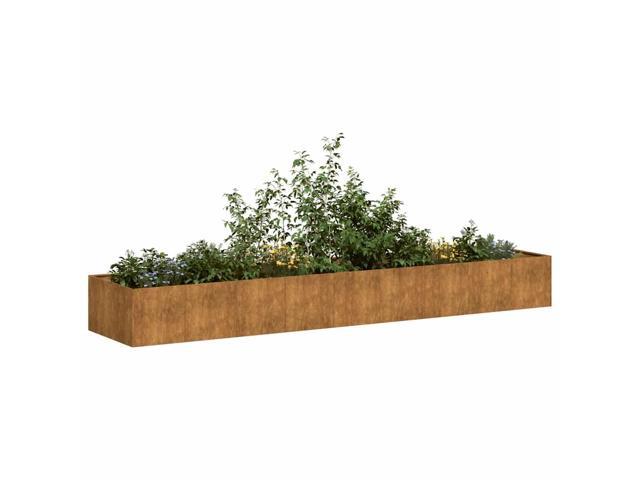 Click here for vidaXL Planter Rusty Weathering steel Large Adjust... prices