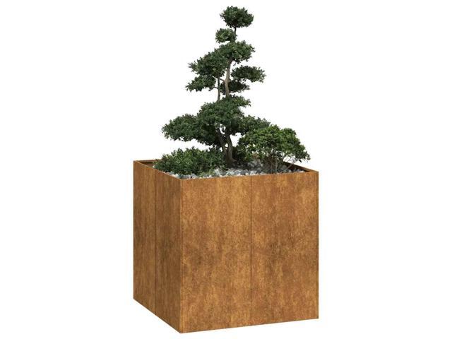 Click here for vidaXL Planter Normal metal colour  will rust over... prices