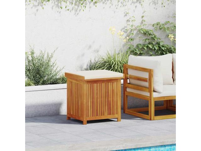 Click here for vidaXL Cushion Box Cream white  Woodgrain prices