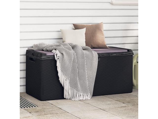 Click here for vidaXL Garden Storage Box Anthracite Polypropylene... prices
