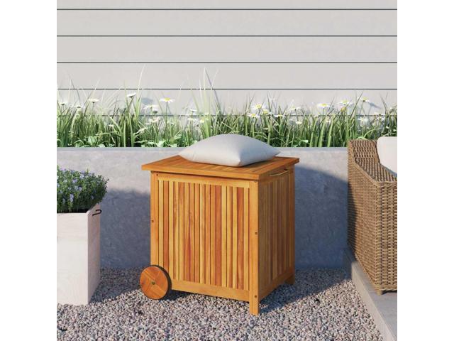 Click here for vidaXL Garden Storage Box Brown Solid acacia wood... prices
