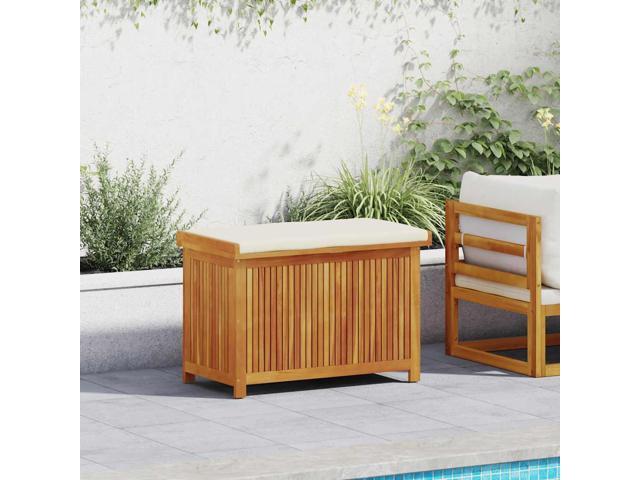 Click here for vidaXL Cushion Box Wood Natural Solid Acacia wood... prices
