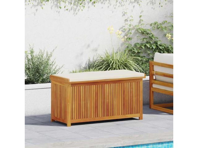 Click here for vidaXL Cushion Box Solid Acacia Wood Color Solid A... prices