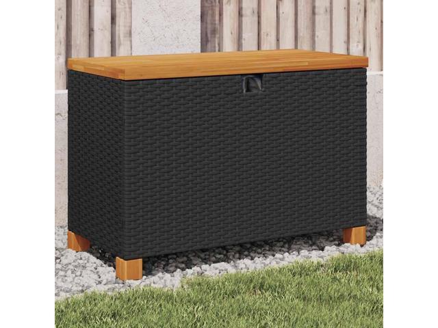 Click here for vidaXL Garden Storage Box Black and Brown prices