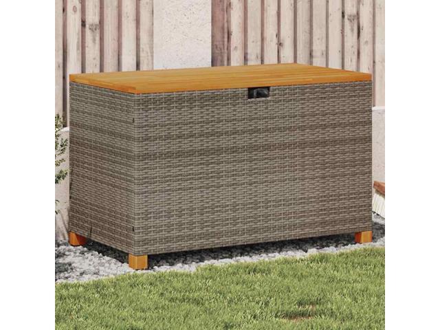 Click here for vidaXL Garden Storage Box Grey and Brown prices