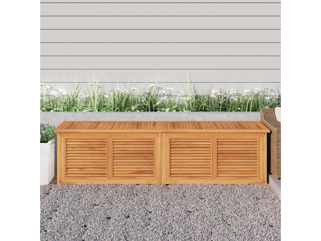 Click here for vidaXL Garden Storage Box Warm wood Solid Teak Woo... prices