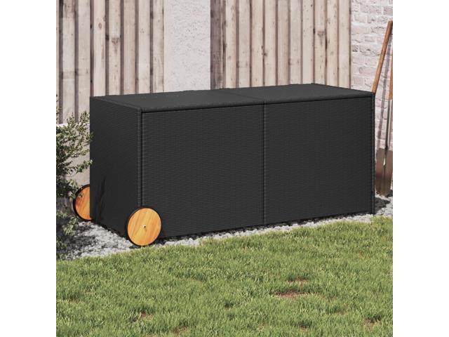 Click here for vidaXL Garden Storage Box Black prices