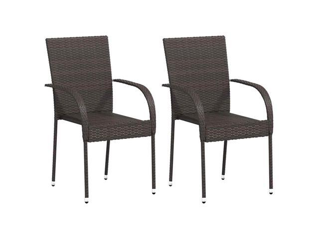 Click here for vidaXL Stackable Patio Chairs 2 Pcs Outdoor Patio... prices