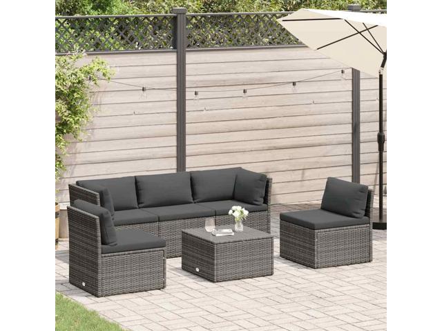 Click here for vidaXL Patio Lounge Set Outdoor Sofa Set with Cush... prices