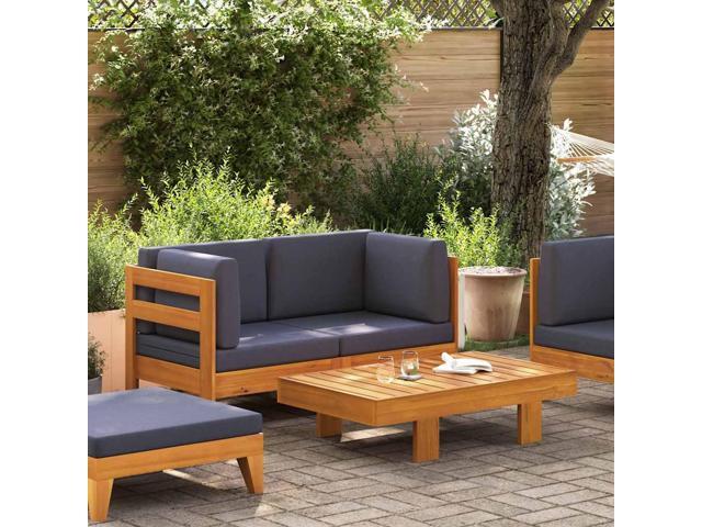 Click here for vidaXL Patio Lounge Set 2 Piece Outdoor Chair with... prices