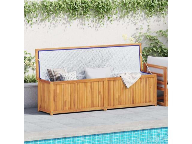 Click here for vidaXL Patio Box Deck Box with Lid Patio Cabinet S... prices