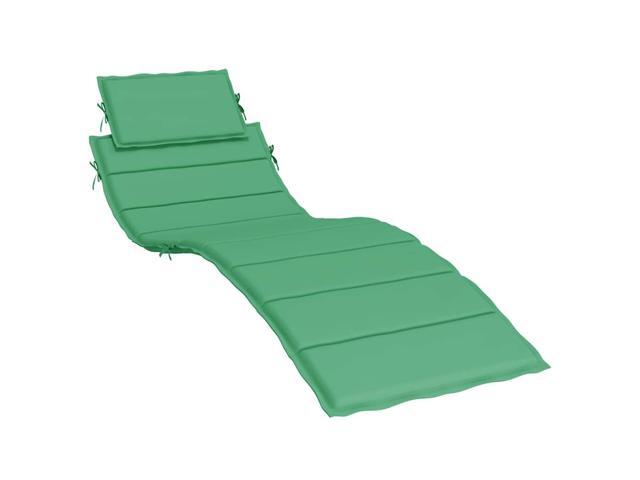 Click here for vidaXL Sun Lounger Cushion Green 186x58x4cm Oxford... prices