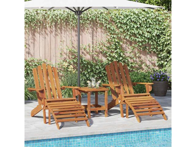 Click here for vidaXL Patio Chair 2 Pcs Adirondack Patio Seat wit... prices