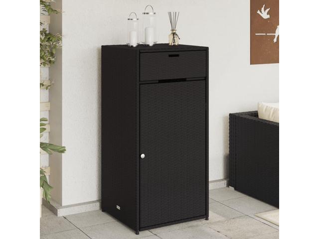 Click here for vidaXL Garden Storage Cabinet Black prices