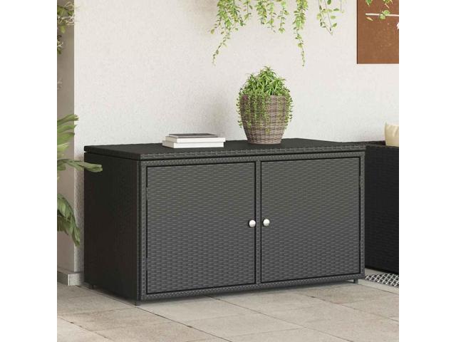 Click here for vidaXL Garden Storage Cabinet Black prices