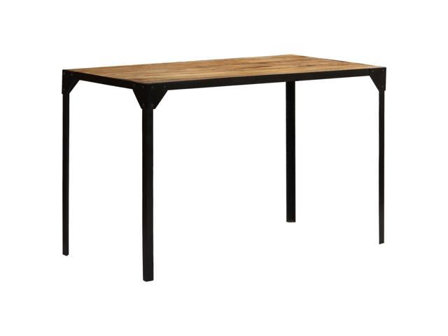 Click here for vidaXL Solid Rough Mango Wood Dining Table Steel D... prices