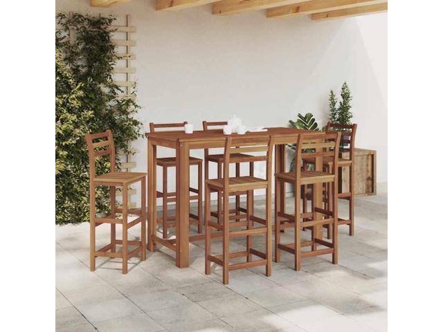 Click here for vidaXL Bar Table  Dining Table with Oil Finish for... prices