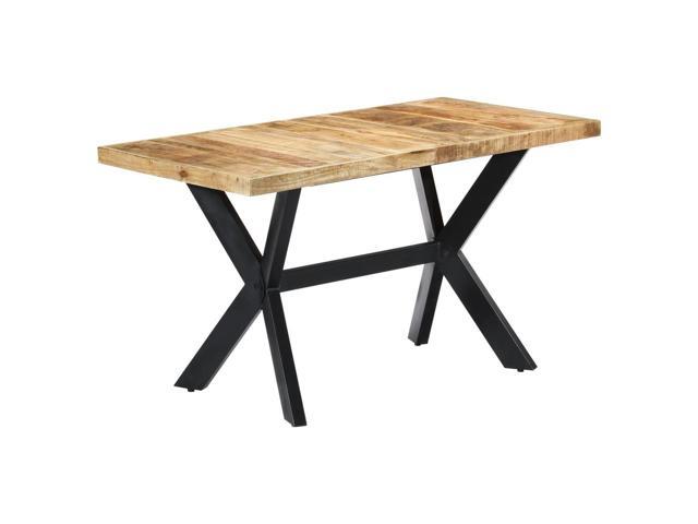 Click here for vidaXL Solid Rough Mango Wood Dining Table 55.1 Ki... prices