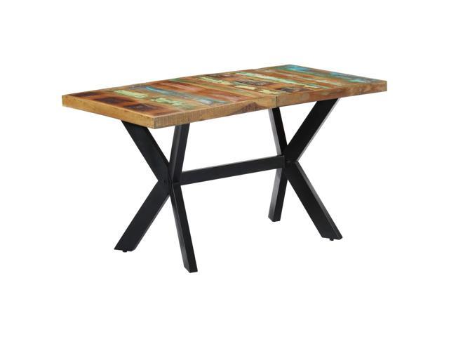 Click here for vidaXL Dining Table 55.1x27.6x29.5 Solid Reclaimed... prices
