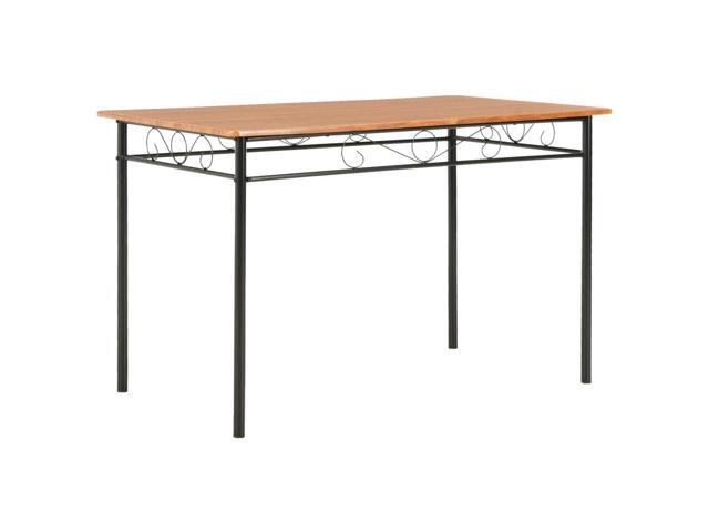 Click here for vidaXL Dining Table Brown MDF Kitchen Dining Dinne... prices