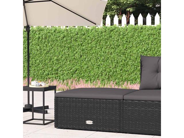 Click here for vidaXL Patio Furniture Ottoman Wicker Footstool wi... prices